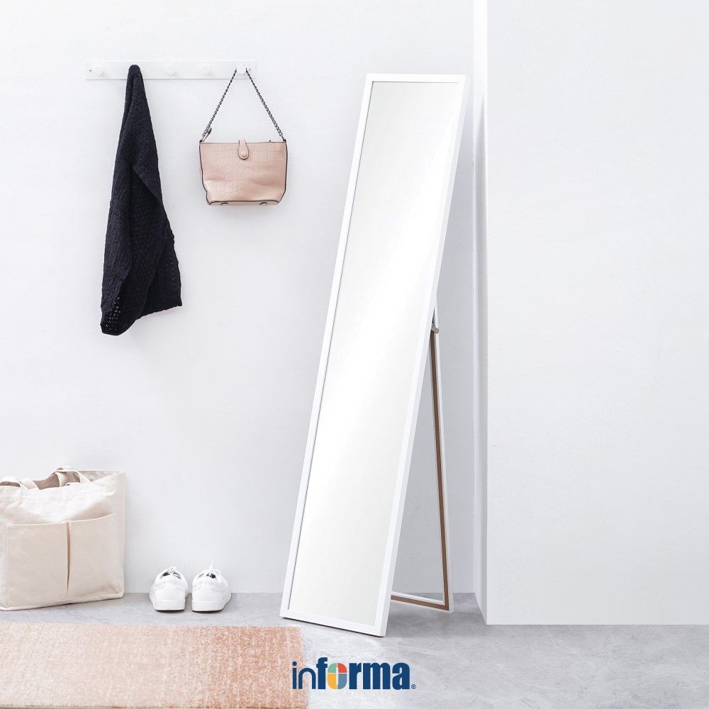 Jual Informa Cermin Lantai Wh7 33X150 cm - Putih Standing Floor Mirror ...