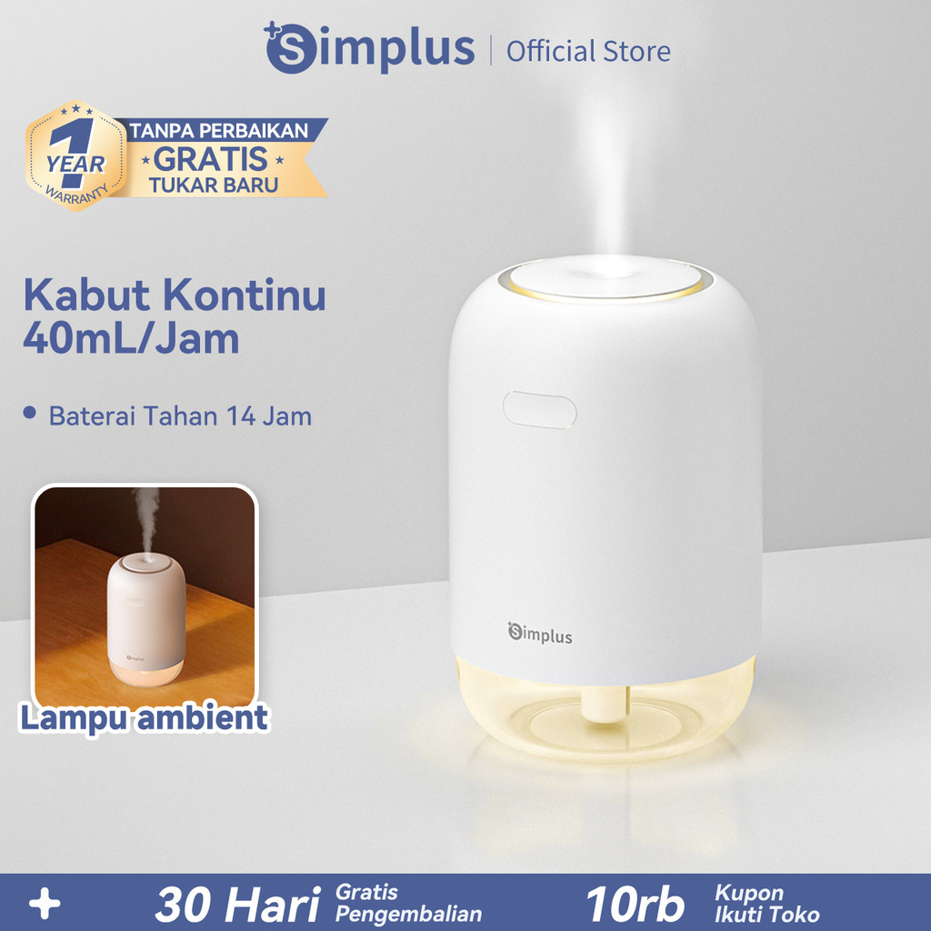 Jual Simplus Humidifier Rumahan Mobil Meja Tanpa Kabel Portabel ...