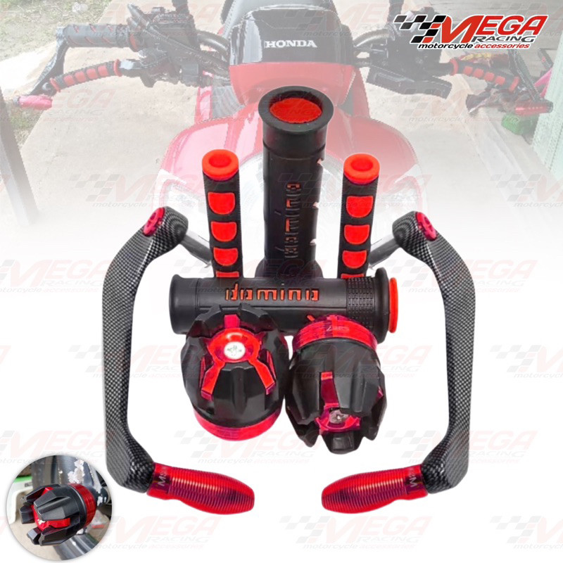 Jual Paket Motor 4 Item Handguard Karbon DMN00 + Hand Grip Sisik + Jalu ...