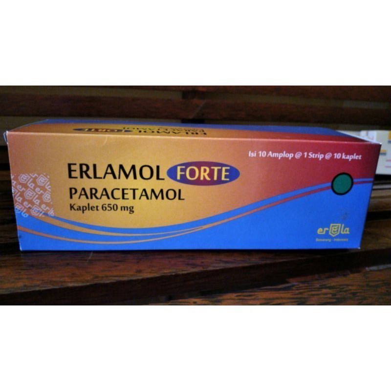 Jual Erlamol Forte Strip - Paracetamol - penurun panas - ARF | Shopee ...