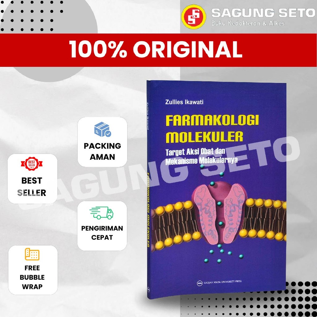 Jual BUKU FARMAKOLOGI MOLEKULER TARGET AKSI OBAT DAN MEKANISME ...