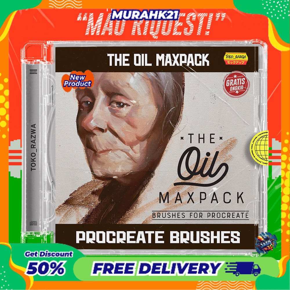 Jual Procreate Brushes - The Oil MaxPack - 020823 PROCEATEBRUSH | Shopee Indonesia