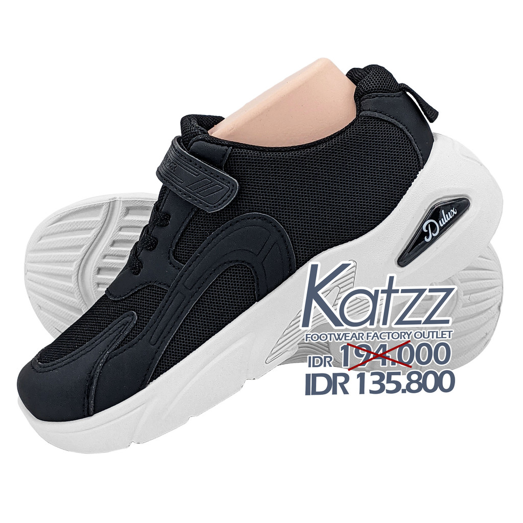 Jual Katzz - Sepatu Sekolah Warna Hitam Putih Uk 29 - 36 / Sepatu Anak ...