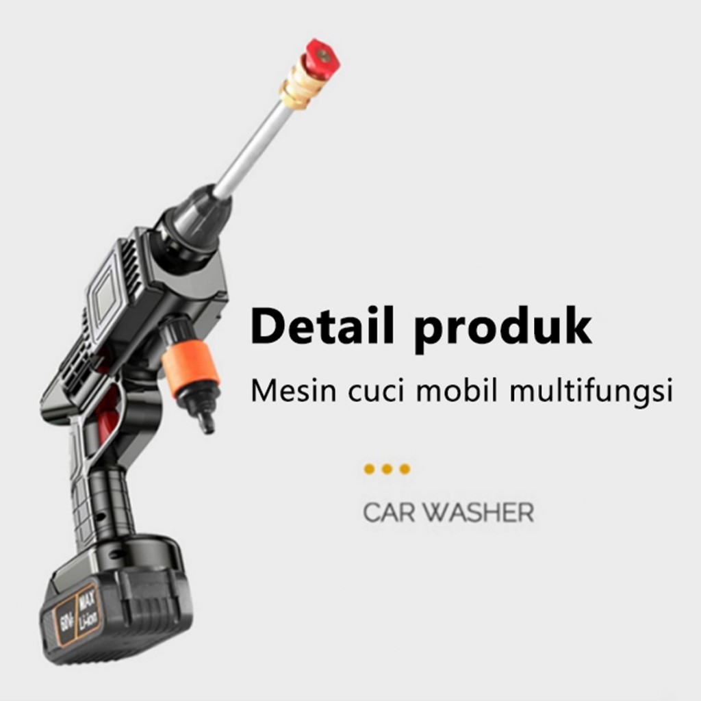 Jual WuLitt Pistol air pencuci mobil semprotan tekanan tinggi mesin ...