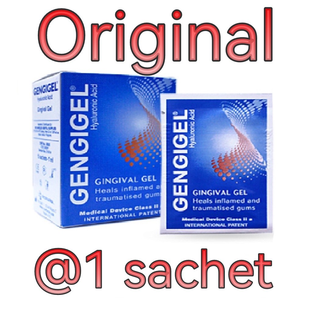 Jual Original Gengigel 1ml sachet obat sariawan ampuh 1 ml | Shopee ...