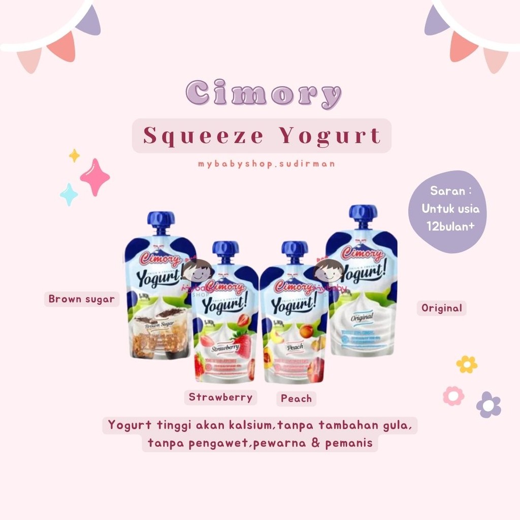 Jual Cimory Squeeze Yogurt - Yoghurt Aneka Rasa - yogurt anak | Shopee ...