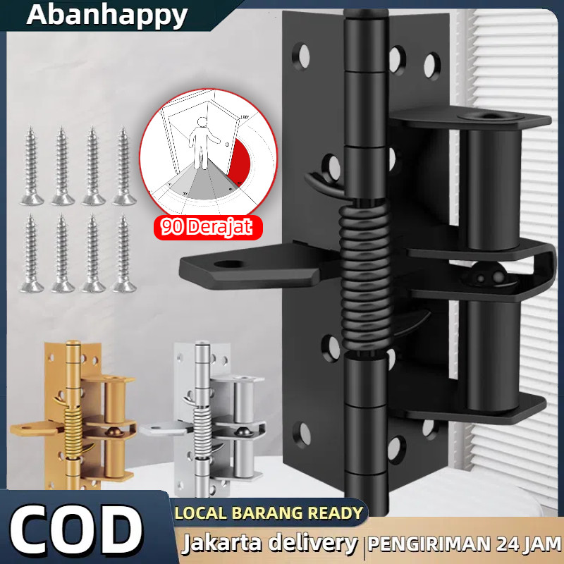 Jual Spring Door Closer Pintu Engsel 90 Derajat Engsel Penutup Engsel ...