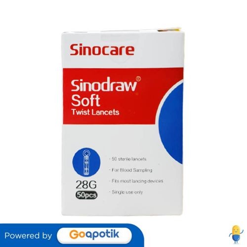 Jual Sinocare Sinodraw Twist Lancets 28g Box 50 Pcs | Shopee Indonesia