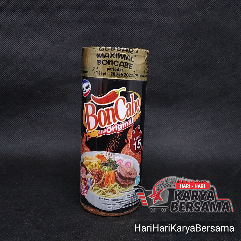 Jual BUMBU TABUR KOBE BON CABE LEVEL 15 BOTOL 45GR | Shopee Indonesia