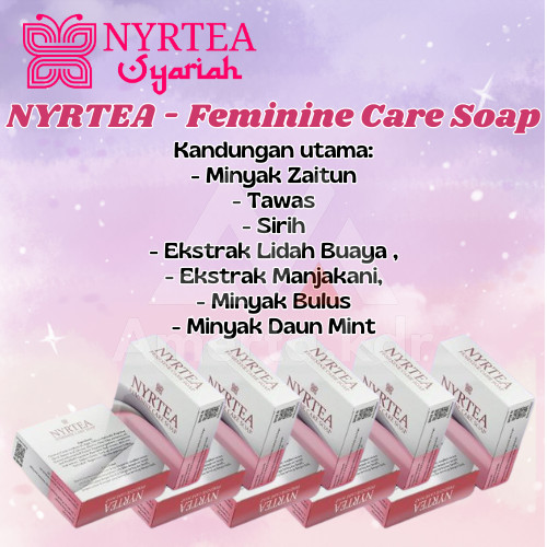 Jual Nyrtea Feminine Care Soap , sabun kewanitaan terdaftar BPOM dan ...