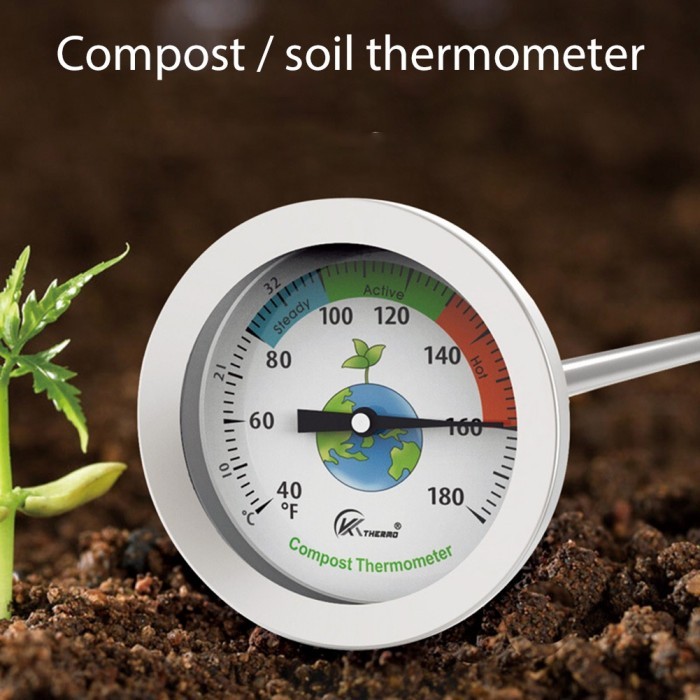 Jual Compost Soil Thermometer Termometer Kompos Tanah 50 cm | Shopee ...