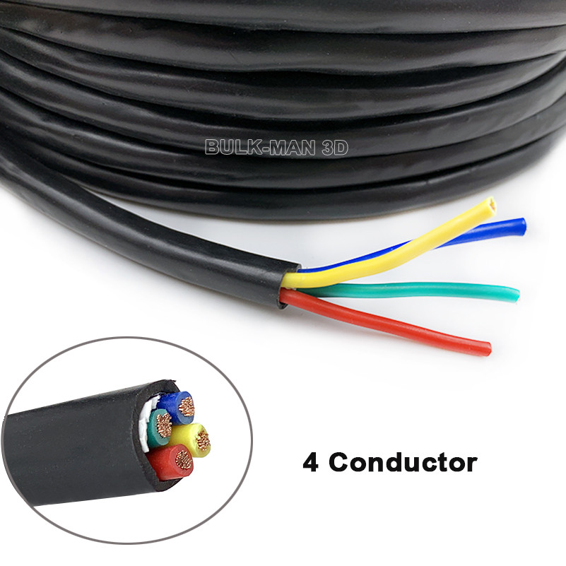 Jual 4 Core Shielded Cable 16AWG 1000mm 5000mm Length for Connecting ...