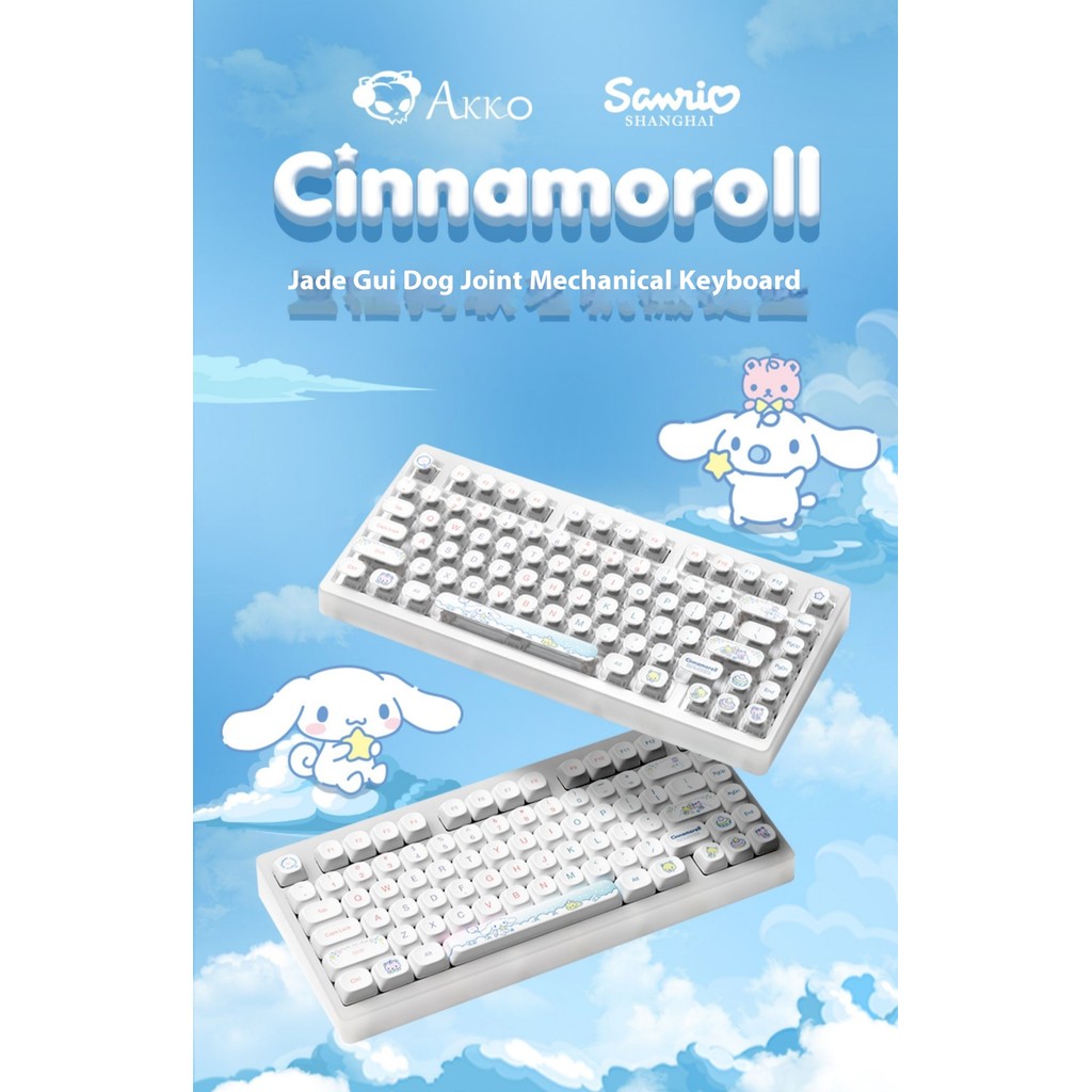 Jual TOP 75B MOA Keyboard Wireless Bluetooth Hot Swap Cartoon ...