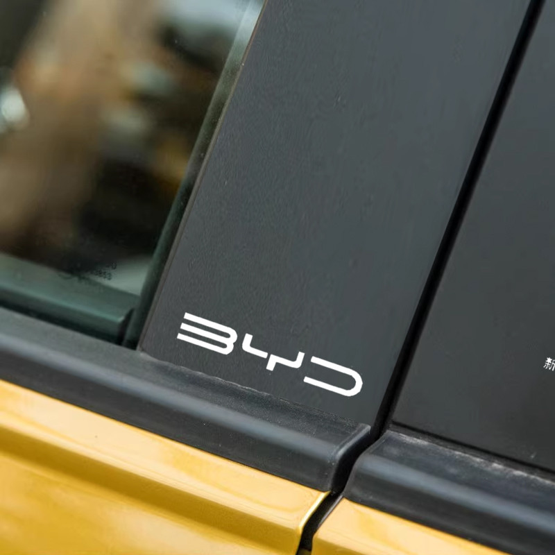 Jual 4Pcs Car Sticker Decal For BYD Atto 3 Act 3 Tang F3 E6 Dmi Yuan ...