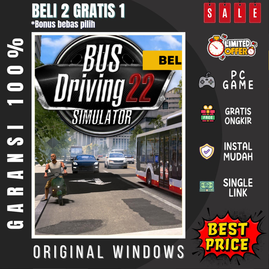 Jual BUS DRIVING SIM 22 - GAME PC - GAME LAPTOP - PC GAMES - BELI 2 ...