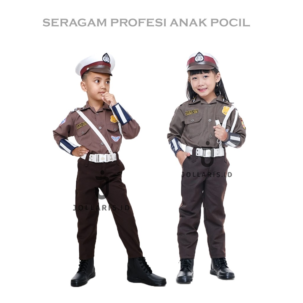 Jual PROFESI ANAK POCIL POLWAN TK PAUD CARNAVAL AGUSTUSSAN SERAGAM ...