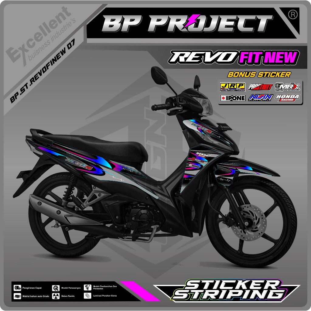 Jual Sticker Striping List Variasi Revo Fit New / Revo Fit Injeksi ...