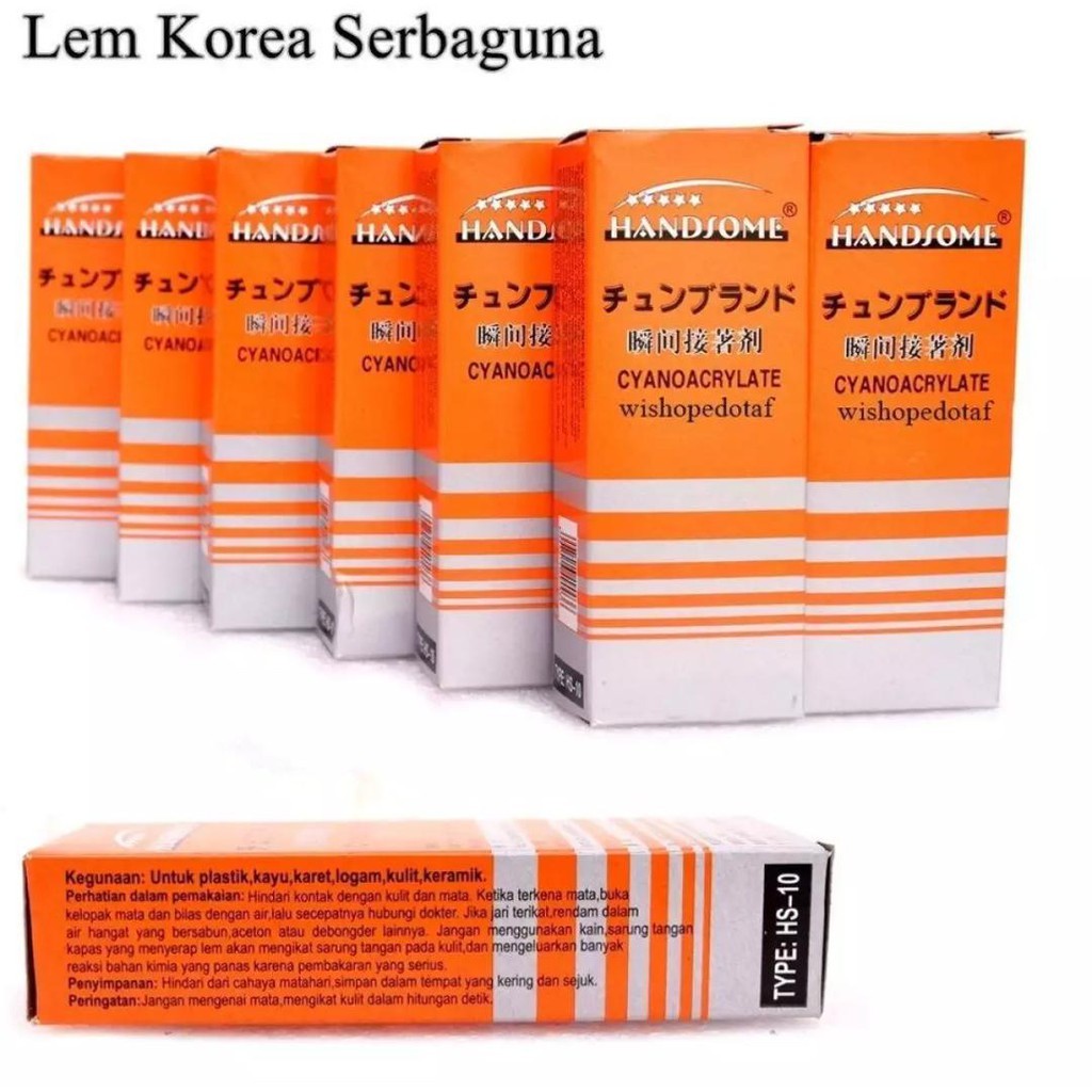 Jual Lem G Korea Tong Shen Serbaguna Super Setan Besi Plastik Fiber ...
