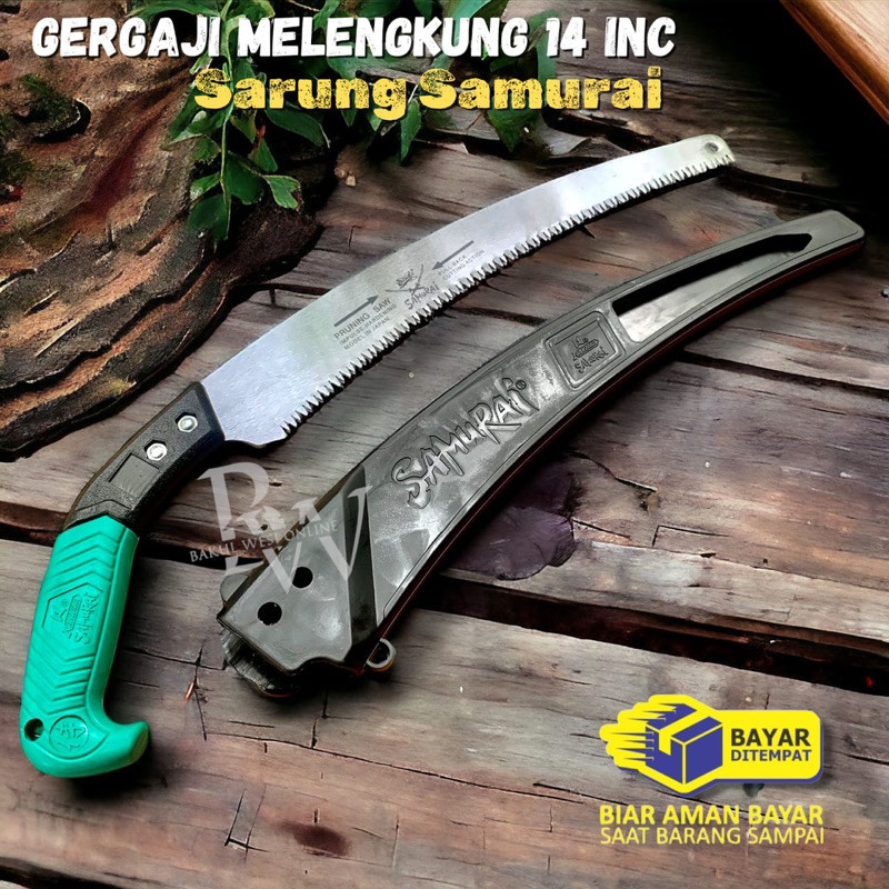 Jual Gergaji Kopi Samurai ASLI JAPAN Gergaji Sarung Samurai Super Tajam / Gergaji Dahan Ranting ...