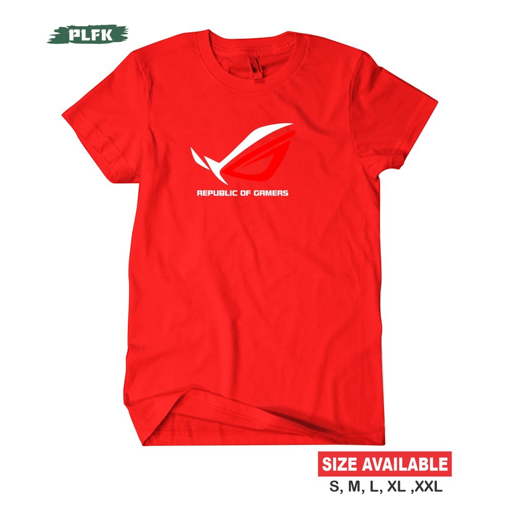 Jual Kaos Baju Game ROG Repuic Of Gamer | Shopee Indonesia