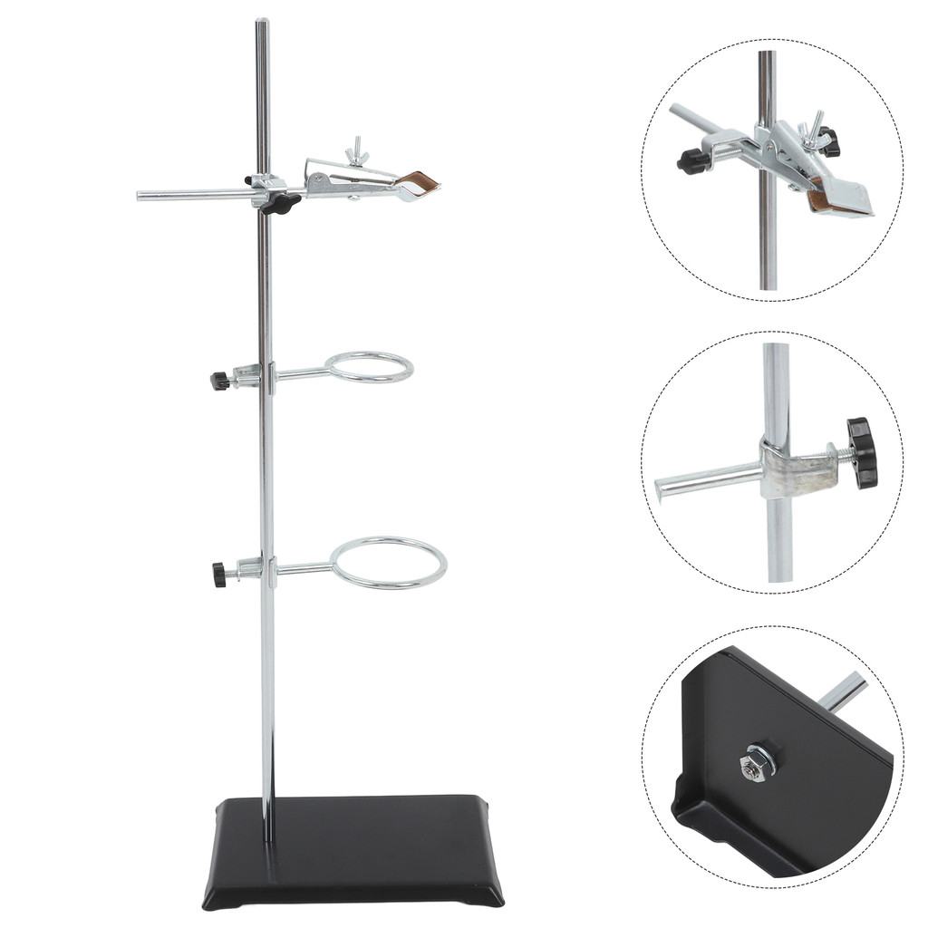 Jual Experimental Bench Iron Stand Laboratory Clip Flip Kit Funnel Rack ...