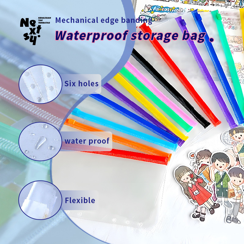 Jual [READY] Nextsy Ziplock binder a6/a5/Kantong Serbaguna Pouch Zipper ...