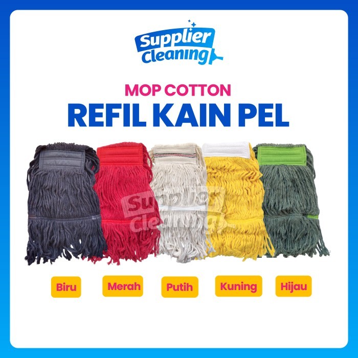 Jual Refill Kain Pel/ Refill kain Mop Set / Refill Pel Katun /Refil ...