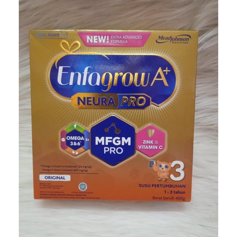 Jual Enfagrow A+ Neura Pro Tahap 3 1-3Tahun Original 400gr | Shopee ...