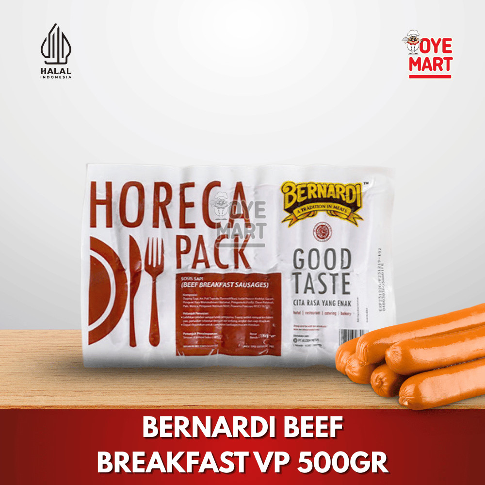 Jual BERNARDI HORECA BEEF BREAKFAST VP 500GR | Shopee Indonesia
