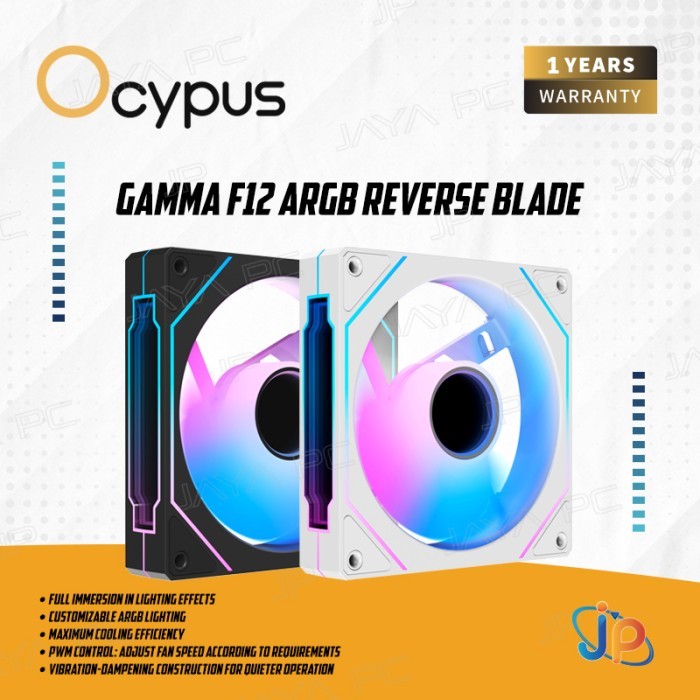Jual Ocypus Gamma F12 ARGB Reverse Blade Cooler Case 120mm - Fan Casing ...