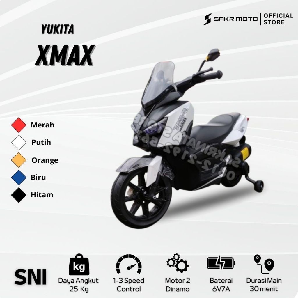 Jual motor mainan aki xmax murah | Shopee Indonesia
