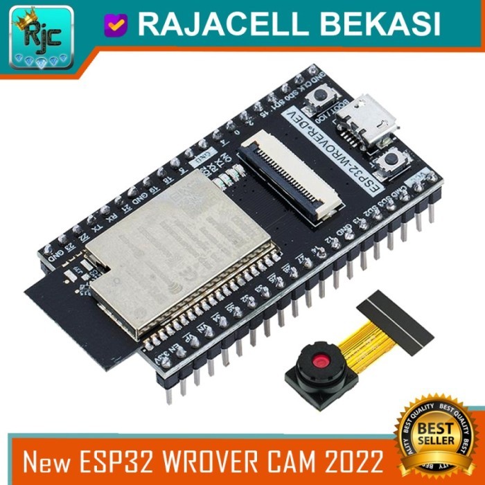 Jual AMD99 New ESP32 WROVER CAM 2022 Wifi Bluetooth Camera ESP32-CAM Dev Board | Shopee Indonesia