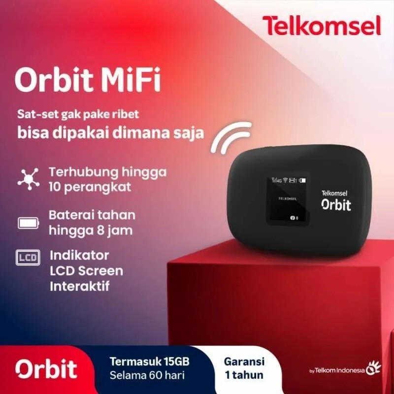 Jual Modem Wifi Telkomsel Orbit Mifi N2 HKM M22 Portable 4G Free Kuota ...