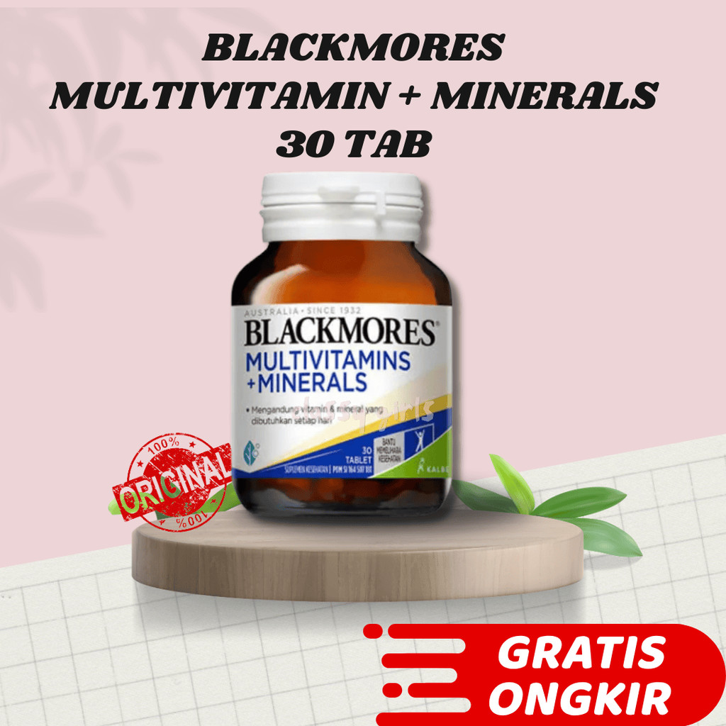 Jual BLACKMORES MULTIVITAMINS MINERAL ISI 30 | Shopee Indonesia