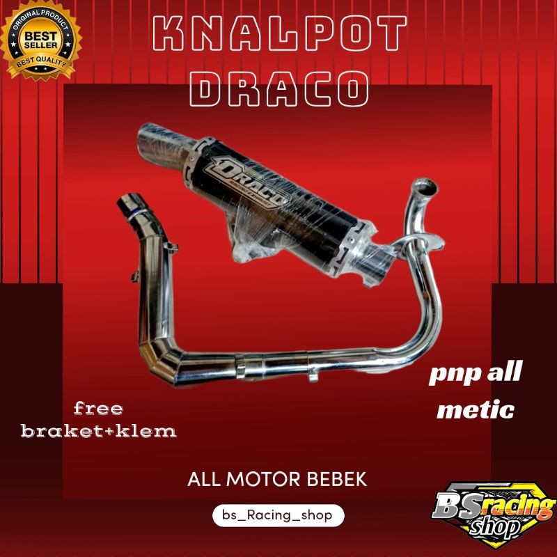 Jual Knalpot Samlong Draco beat vario mio scoopy pcx nmax spacy fino | Shopee Indonesia