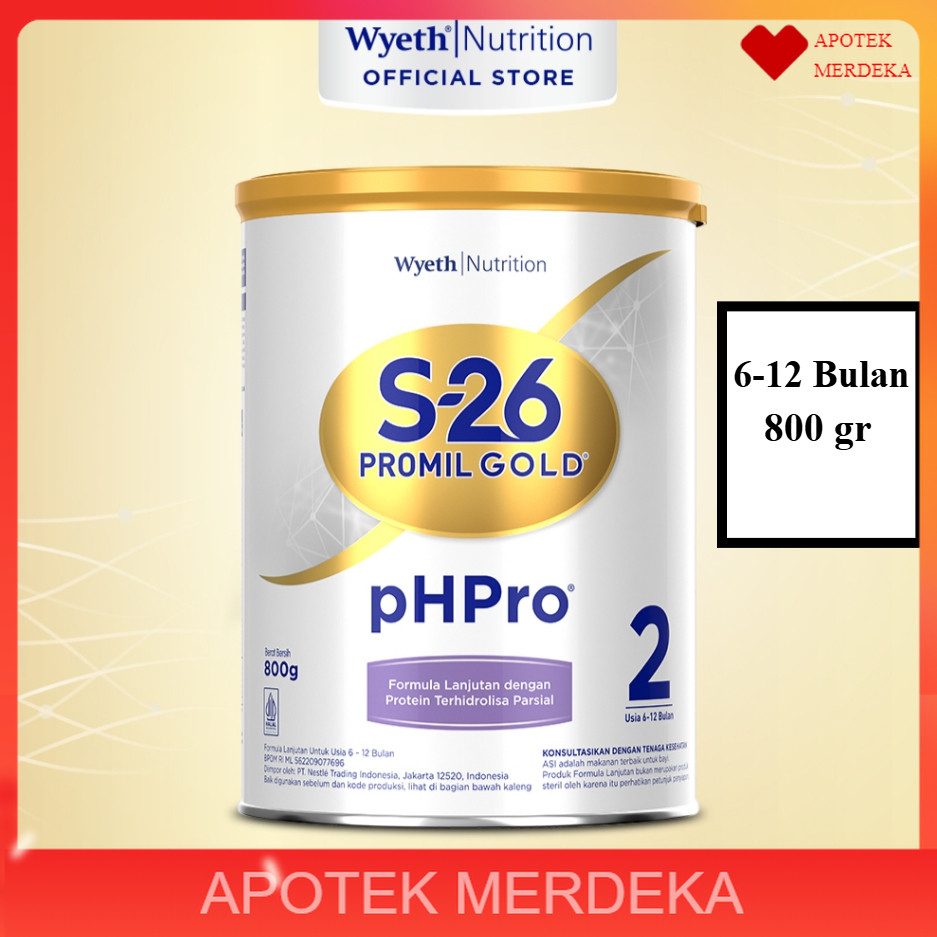Jual S-26 Promil GOLD pHPro Tahap 2 Susu Formula Usia 6-12 Bulan, Kaleng 800g Can 800 gram ...