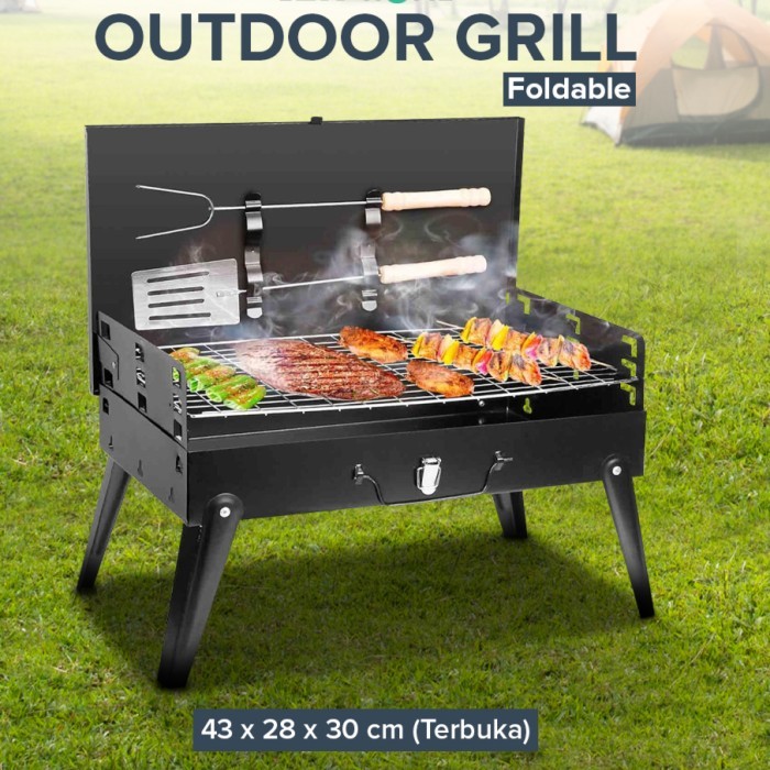 Jual Alat Panggang Tungku Arang Bbq Outdoor Camping Piknik Grill Stove ...