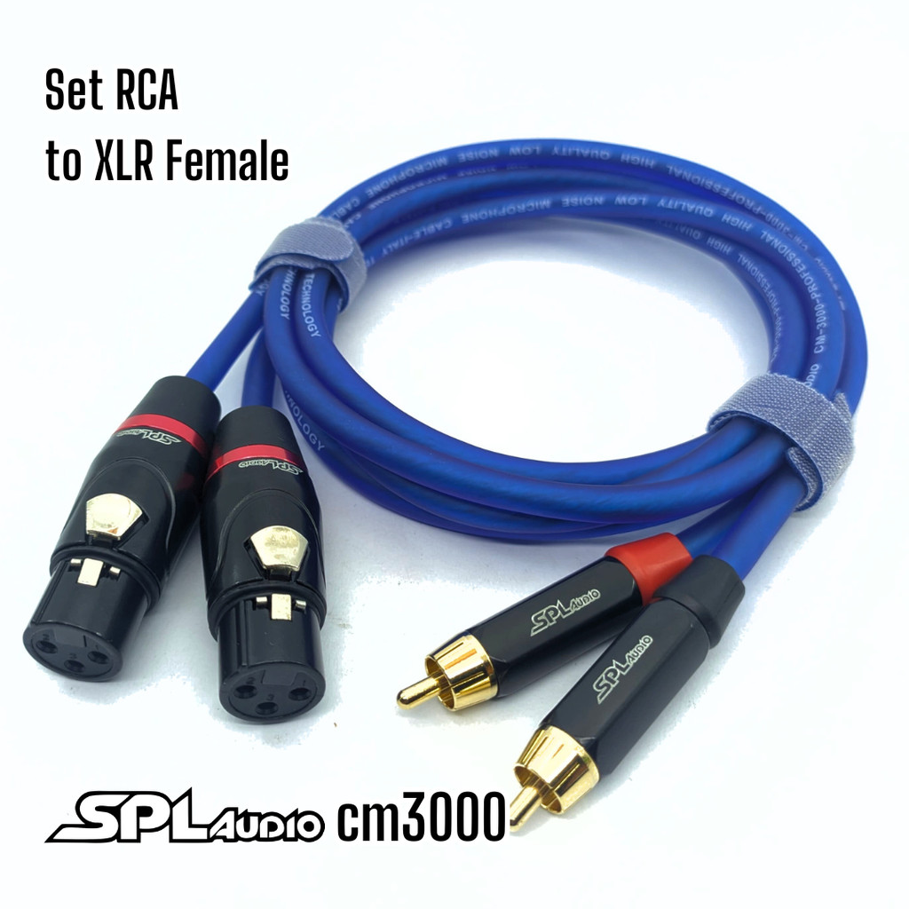 Jual Kabel Set Mixer Ke Power XLR Female TO RCA Kabel SPL Audio Warna ...