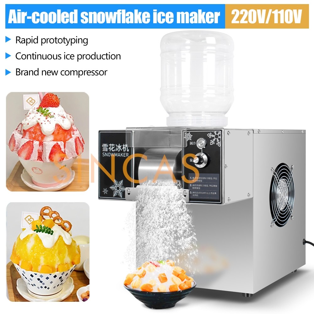 Jual Korea Bingsu Snowflake Ice Shaving Device 360W 3L Ice Maker Snow ...