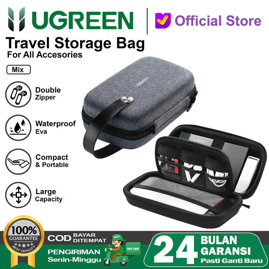 Jual UGREEN Tas Harddisk HDD Eksternal Storage Bag EVA Pouch - 50903 ...
