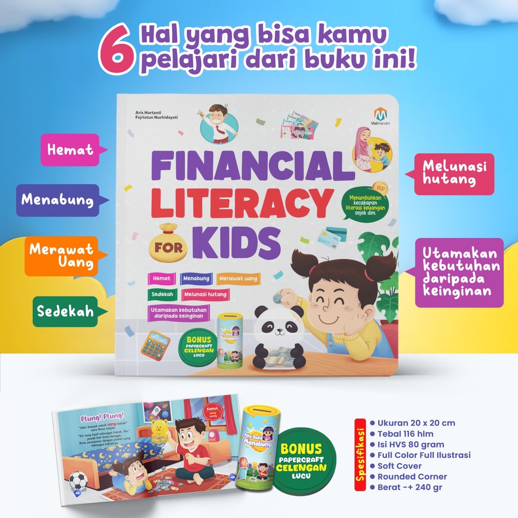 Jual Buku Financial Literacy For Kids / Bacaan Cerita Anak Bergambar 5 ...