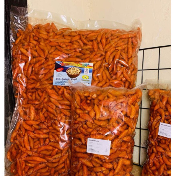 Jual Bidaran Balado Cap 2N - 1Kg Bidaran Camilan Rasa Balado Pedas ...