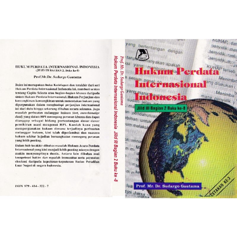 Jual Hukum Perdata Internasional Indonesia - Sudargo Gautama | Shopee Indonesia