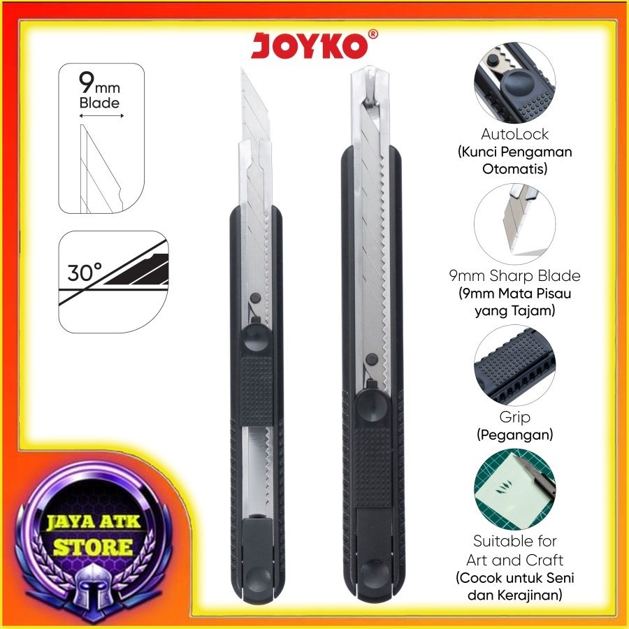 Jual Cutter JOYKO CU-0511 Auto Lock Super Tajam Pemotong Kertas Silet ...