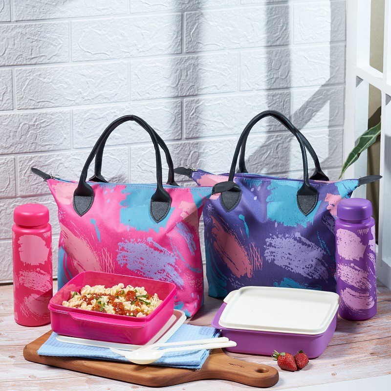 Jual CAKEP Kotak bekal makan // Lunch box set // kotak makan beserta tas BEKUALITAS | Shopee ...