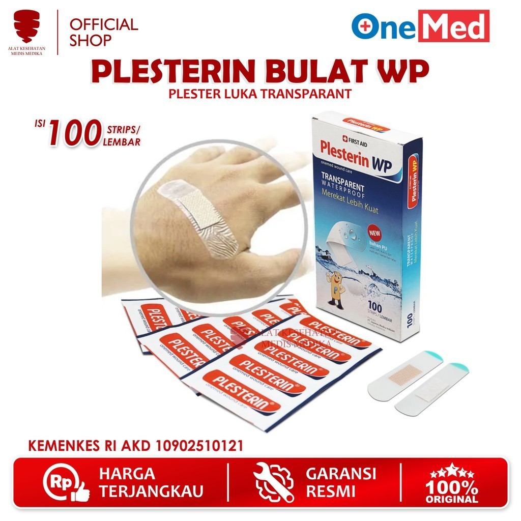 Jual Onemed Plesterin WP Plaster Luka Kedap Air Trasnparan Peralatan ...