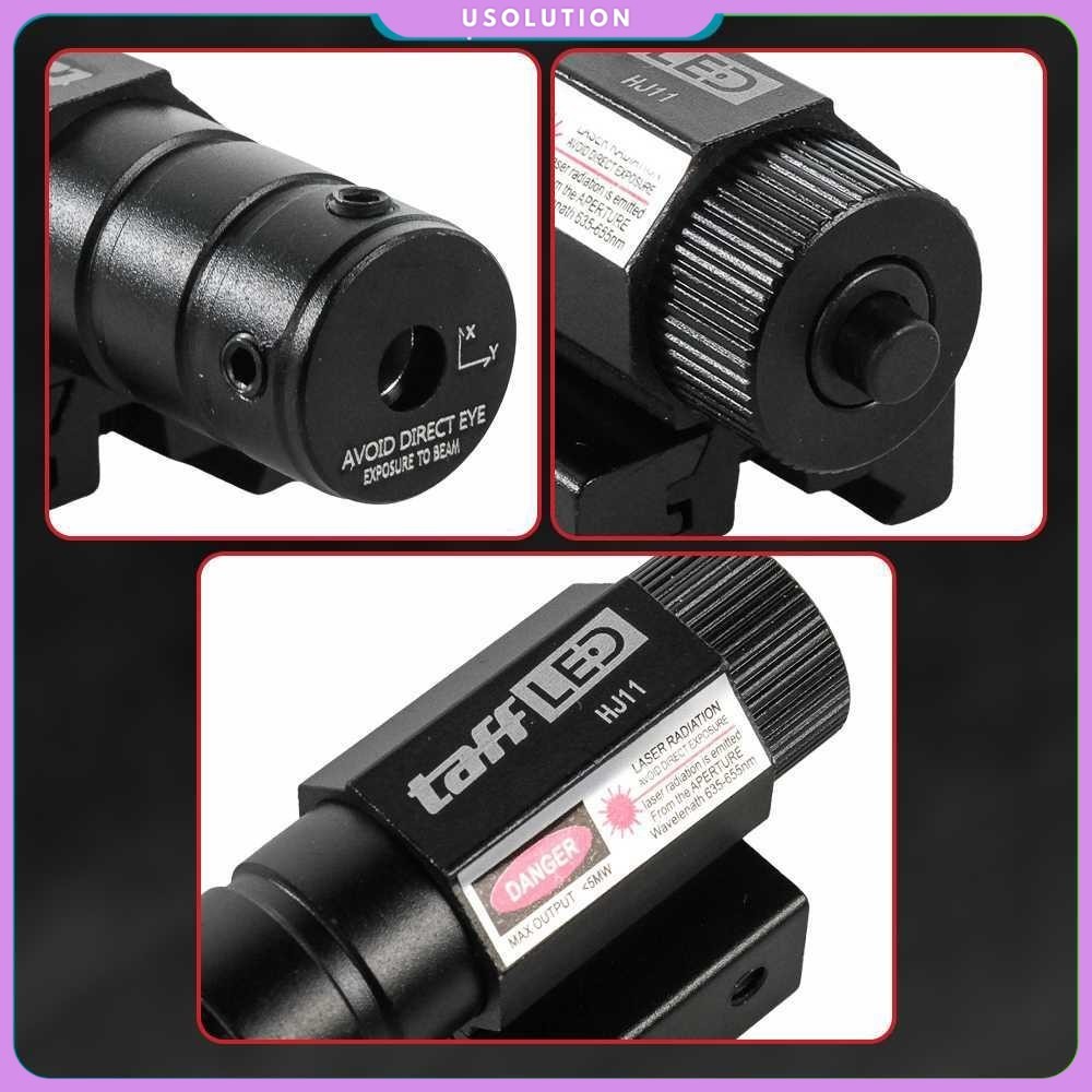 Jual TaffLED Tactical Red Dot Laser Gun Mount Airsoft Rifle 11/20mm ...
