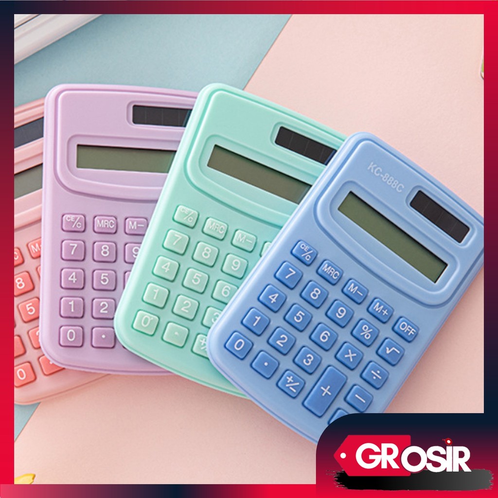 Jual Grosir - 6483 Kalkulator Mini 8 Digit / Kalkulator Saku Macaroon ...