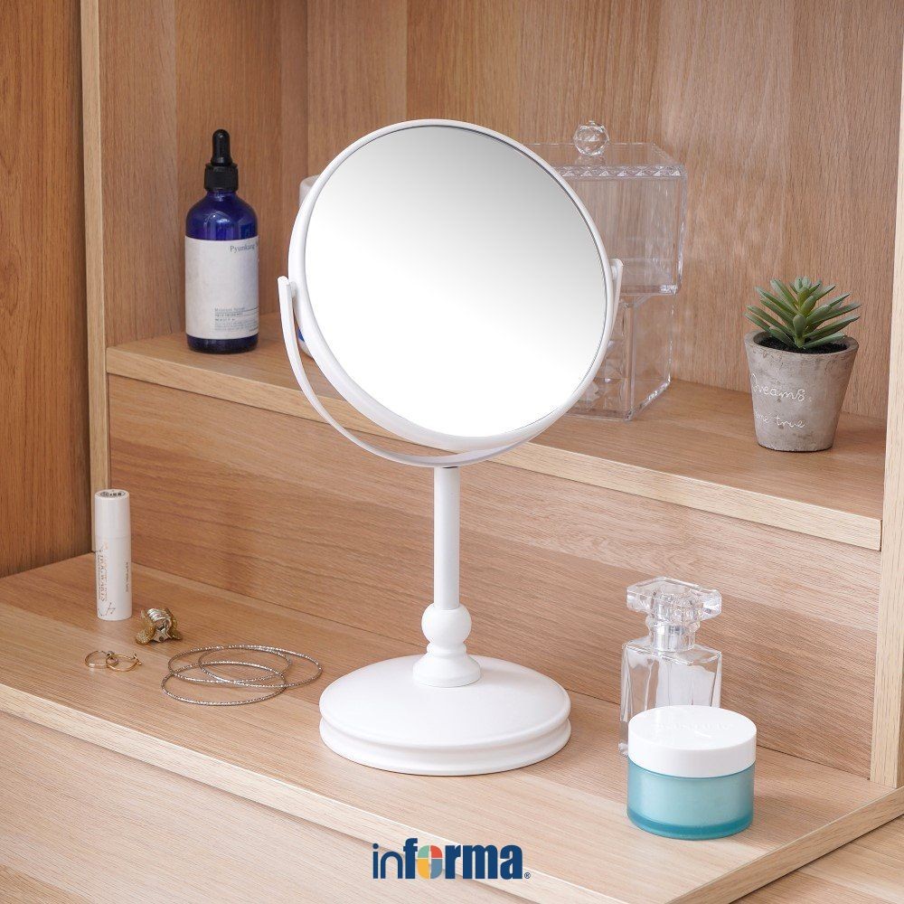 Jual Informa Cermin Rias Meja Pembesaran 2X Tn6 Magnifying Mirror Kaca ...
