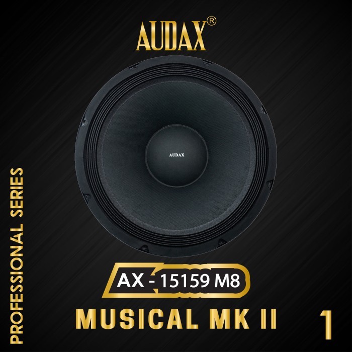 Jual Audax - Speaker Pasif 15" AX-15159 M8 Full Range Professional ...